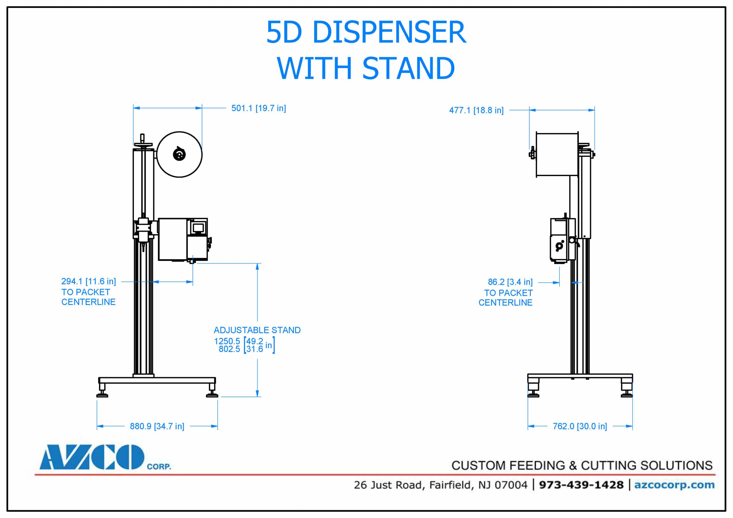 AZCO SUR-PAK™ Pouch Dispenser - AZCO Corp