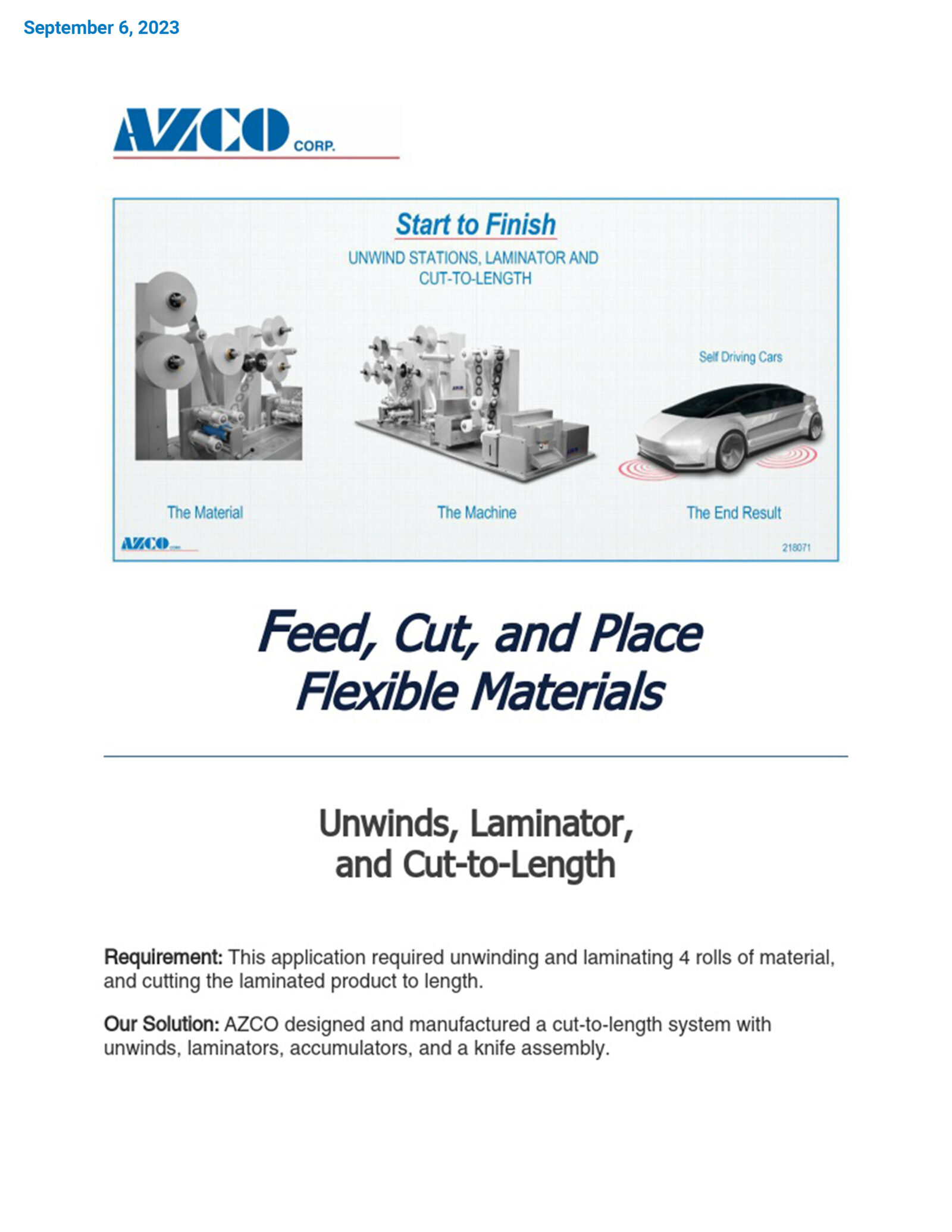 Start to Finish: Unwinds